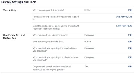 Image result for Facebook Android Privacy Settings