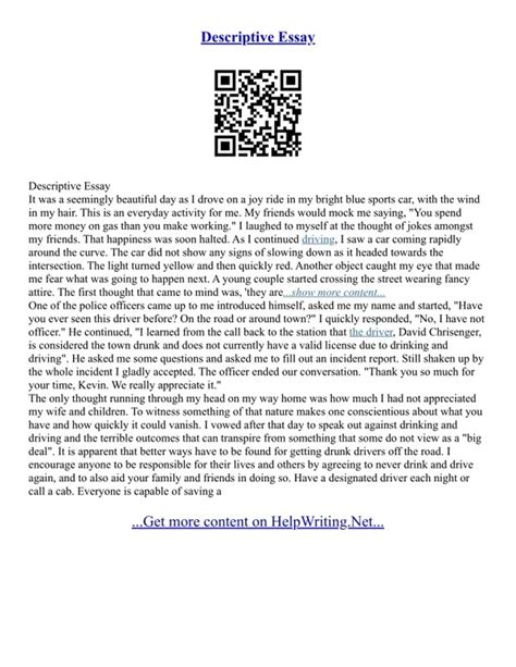 Image result for Examples If Descriptive Essays