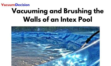 Image result for How to Vacuum Intex Pool