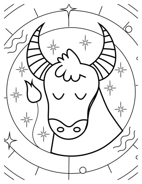 Image result for Taurus Coloring Pages