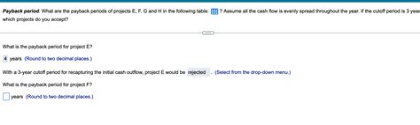 Image result for How to Calculate Pay Back Period for Two Projects