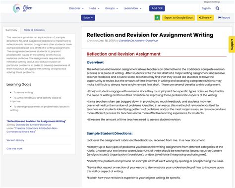 Image result for Reflection Example for Assignment