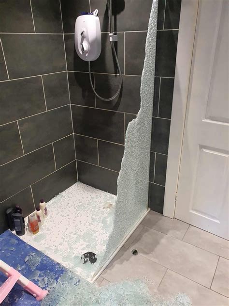 Image result for Shower Screen Explodes