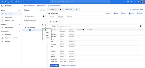 Image result for BigQuery CreateTable