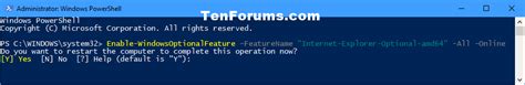Image result for Use PowerShell to Start Windows Features On Windows