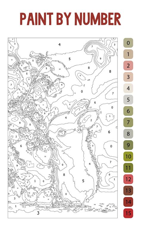 Image result for Adult Coloring Pages by Numbers Printable