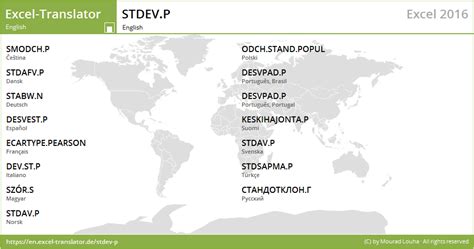 Image result for Excel Stdev.p