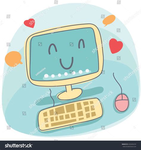 Image result for Turn On Computer Cartoons