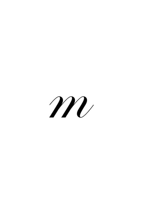 Image result for Fancy Script Letter M