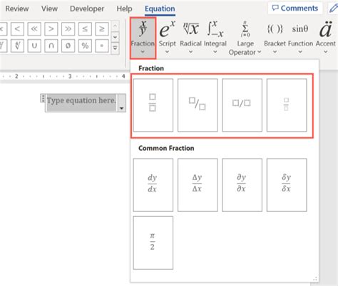Image result for How to Write a Fraction On a Computer