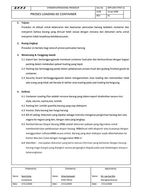 Image result for Container Loading Form
