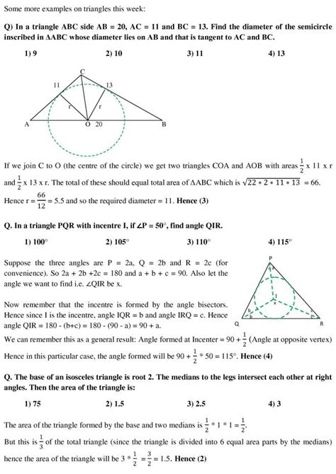 Image result for Triangle Examples Math
