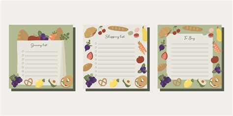 Image result for Shopping List Template Simple Note