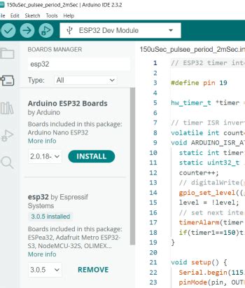 Image result for Esp32 Timer Arduino