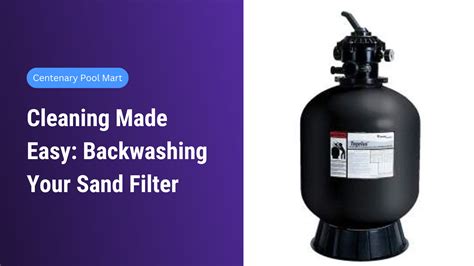 Image result for How Does Backwashing a Pool Sand Filter Work