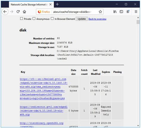 Image result for Browser Cache Files Location