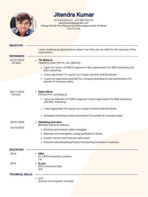 Image result for F Format Resume