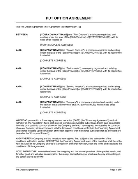 Image result for Buy Put Option Example