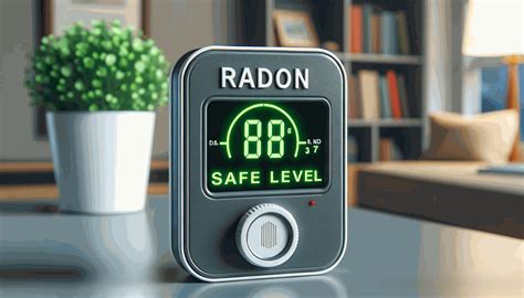 Image result for Safe Radon Level