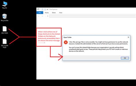 Image result for Cannot Access Network Files