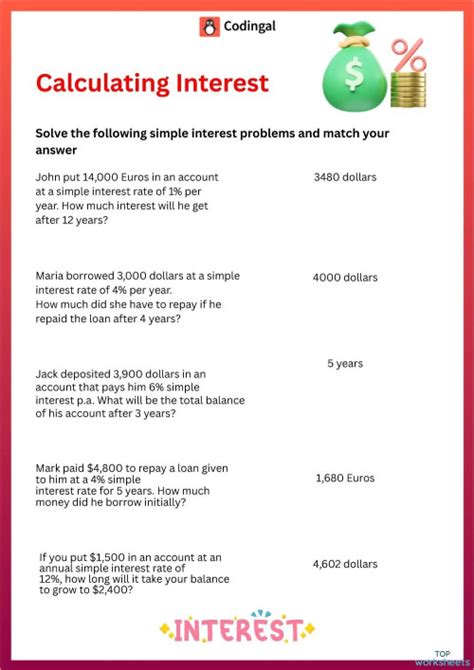 Image result for Solving Simple Interest Problems