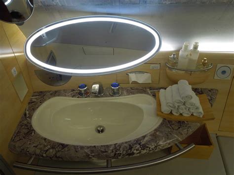 Emirates A380 First Class: Shower Spa - MileValue