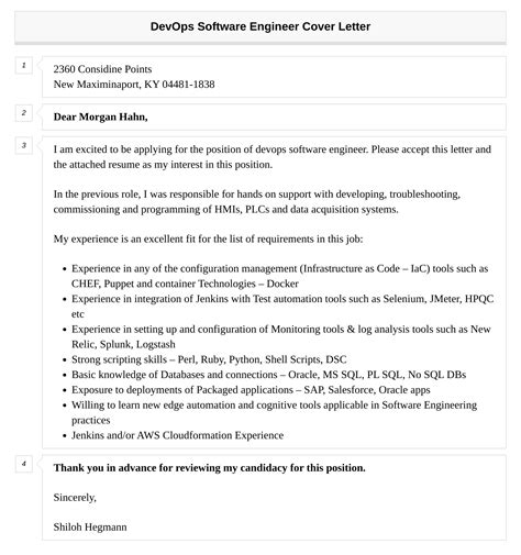 Image result for DevOps Engineer Cover Letter Examples
