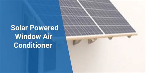 Image result for Solar Powered Window AC Unit