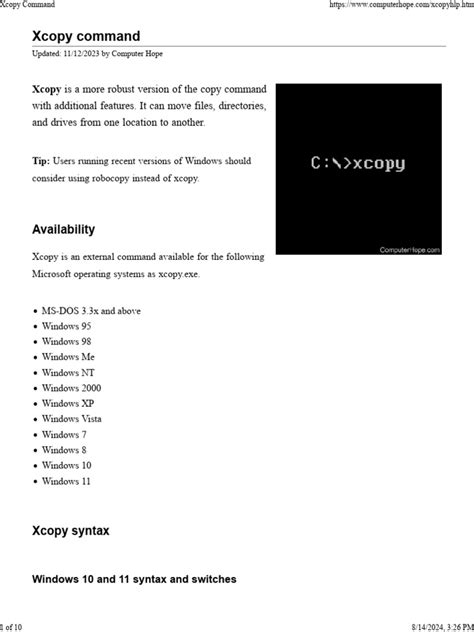 Image result for Xcopy Source to Destination TXT Files