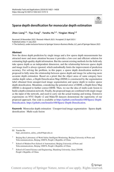 Image result for Sparse Depth Estimation