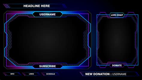 Image result for Gamer Live Stream Interface