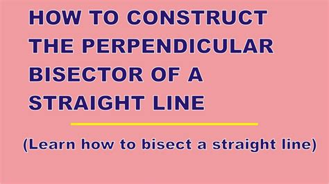 Image result for Bisect Straight Line