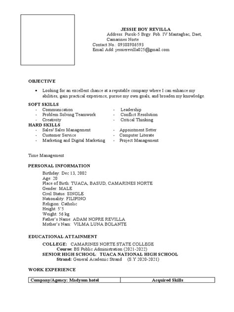 Image result for F Format Resume