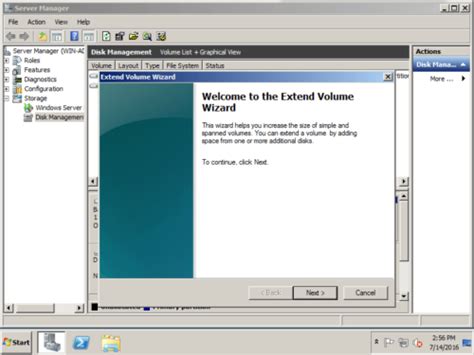 Image result for Extend Volume Wizard
