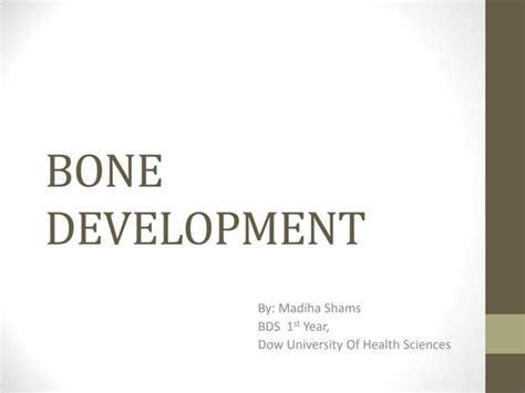 Image result for Bone Development