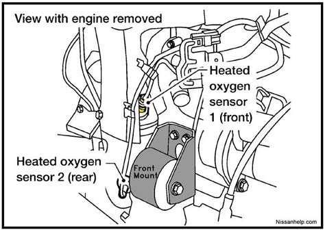 Image result for Nissan O2 Sensor Location