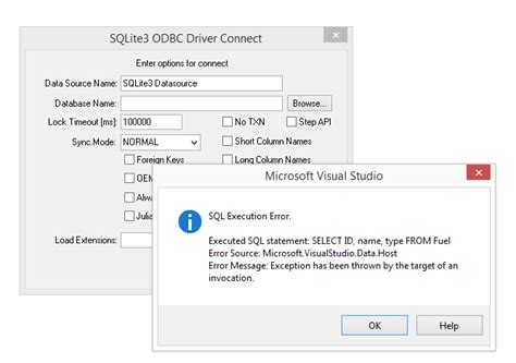 Image result for SQLite .Net C# Select Error SQL Logic Error No Such Table