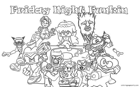 Fnf Tankman Coloring Pages Coloring Pages