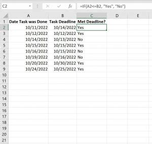 Image result for If Function with Dates Excel