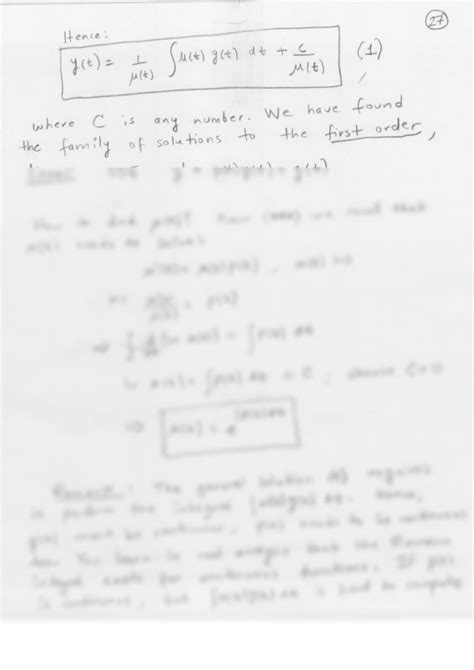 Image result for How to Solve First Order Linear Ode