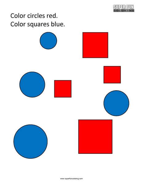 Basic Shapes - Super Fun Coloring