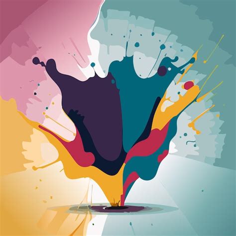 Image result for Colored Ink Splatter