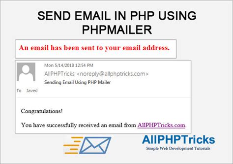 Image result for Send Email Using PHP