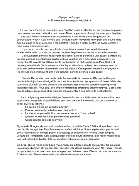 Image result for Olympe De Gouges Problematique