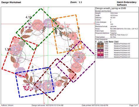 Image result for Multi Hooping Tutorial Hatch