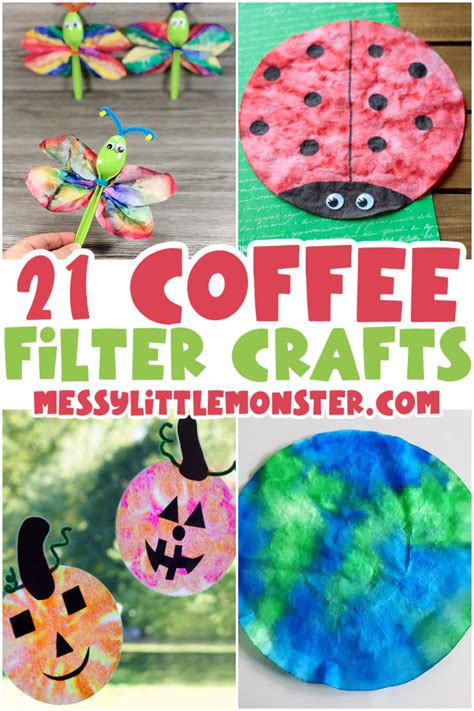 Image result for Primitive Coffee Filter Crafts