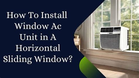 Image result for Install Portable AC Window Slider Horizontal