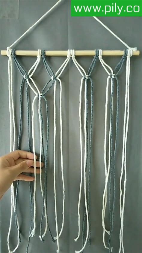 Image result for Macrame Patterns Wall Hanging Tutorial