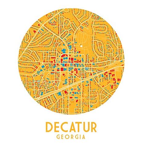 Image result for Decatur GA Map