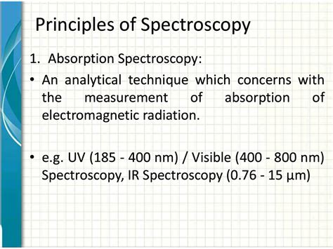 Image result for Spectroscopy Types